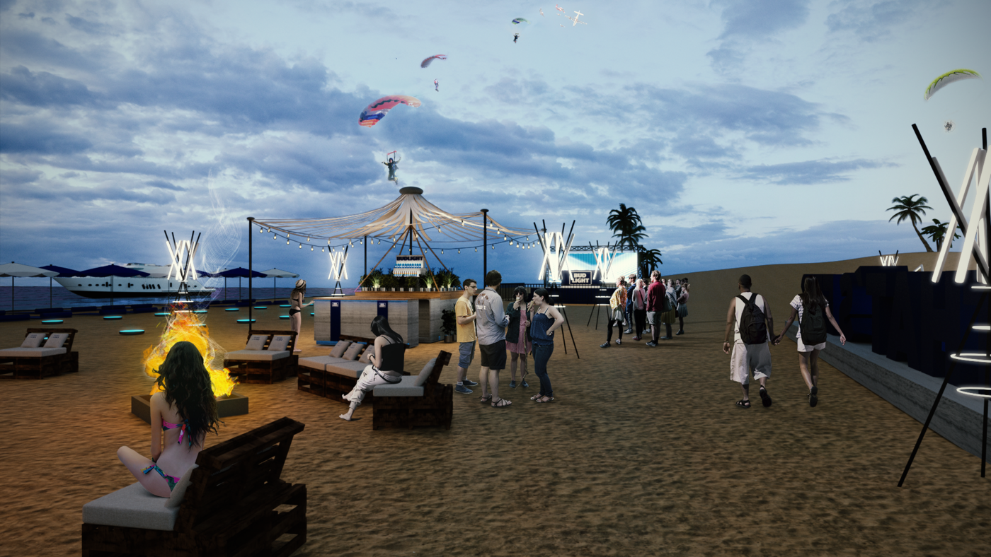 BudLight Beach Party by Armando Díaz at Coroflot.com