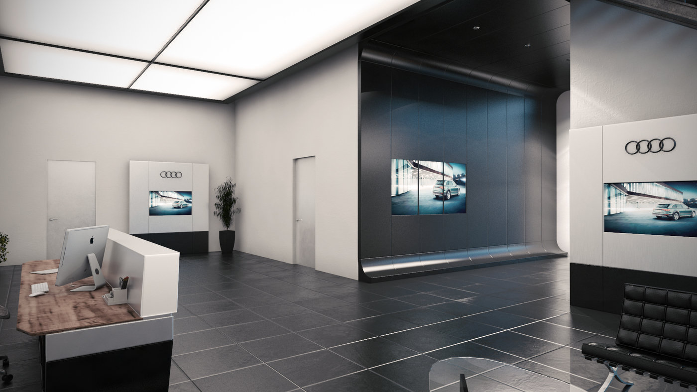 AUDI LOBBY INTERIOR DESIGN by Armando Díaz at Coroflot.com