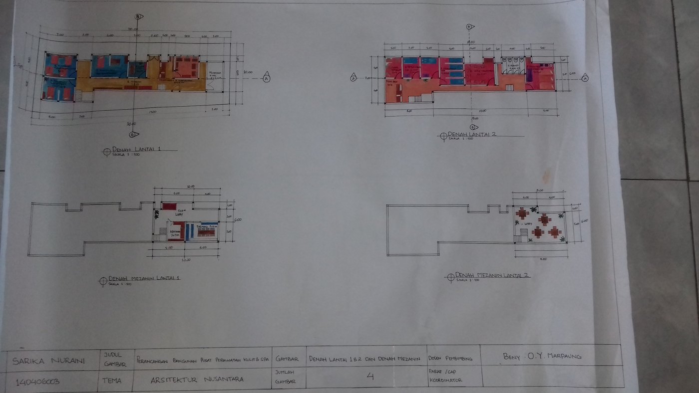 TUGAS 3 PERANCANGAN SKIN AND SPA (DENAH) by sarika nuraini003 at ...