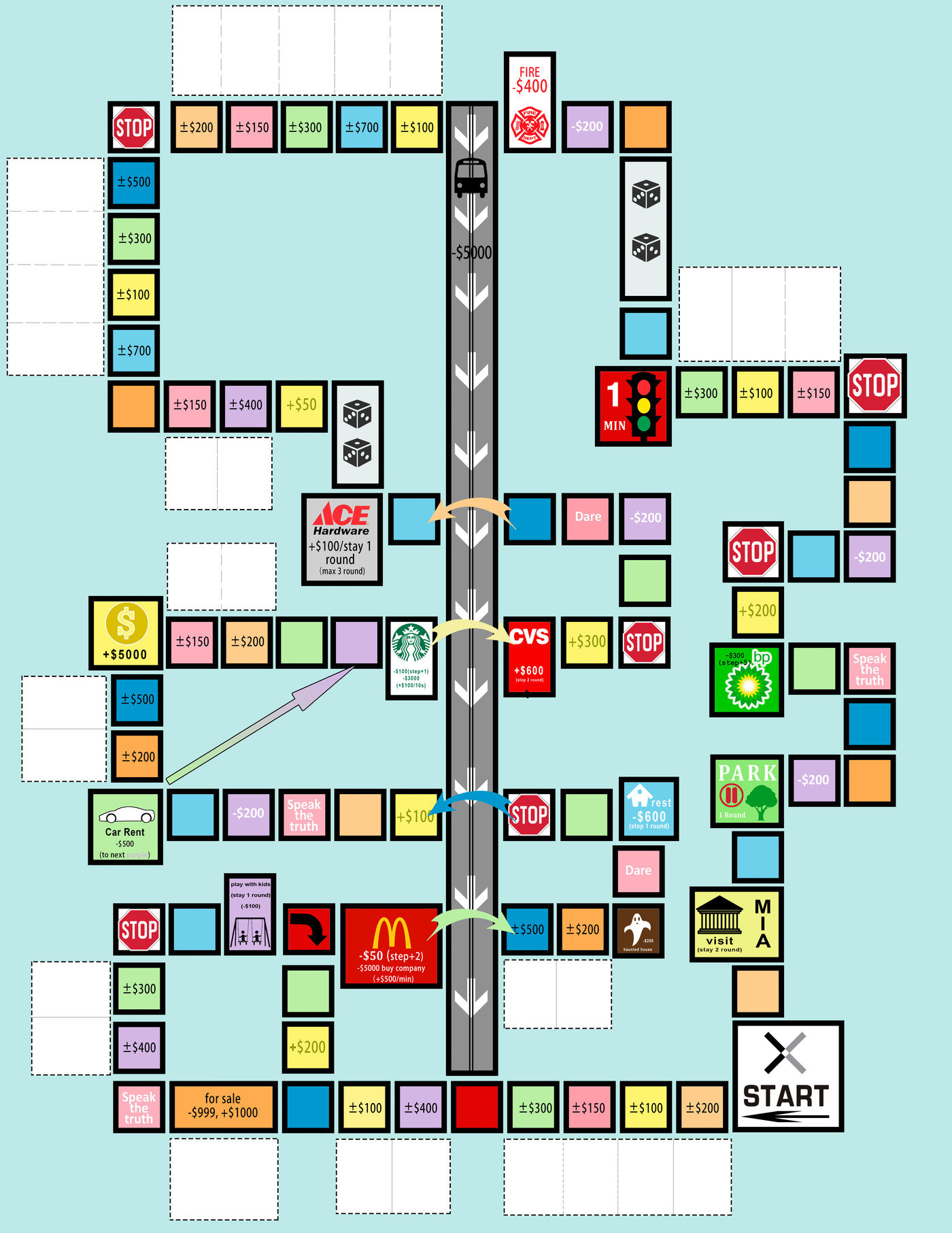 real world game board by Jay Wu at Coroflot.com