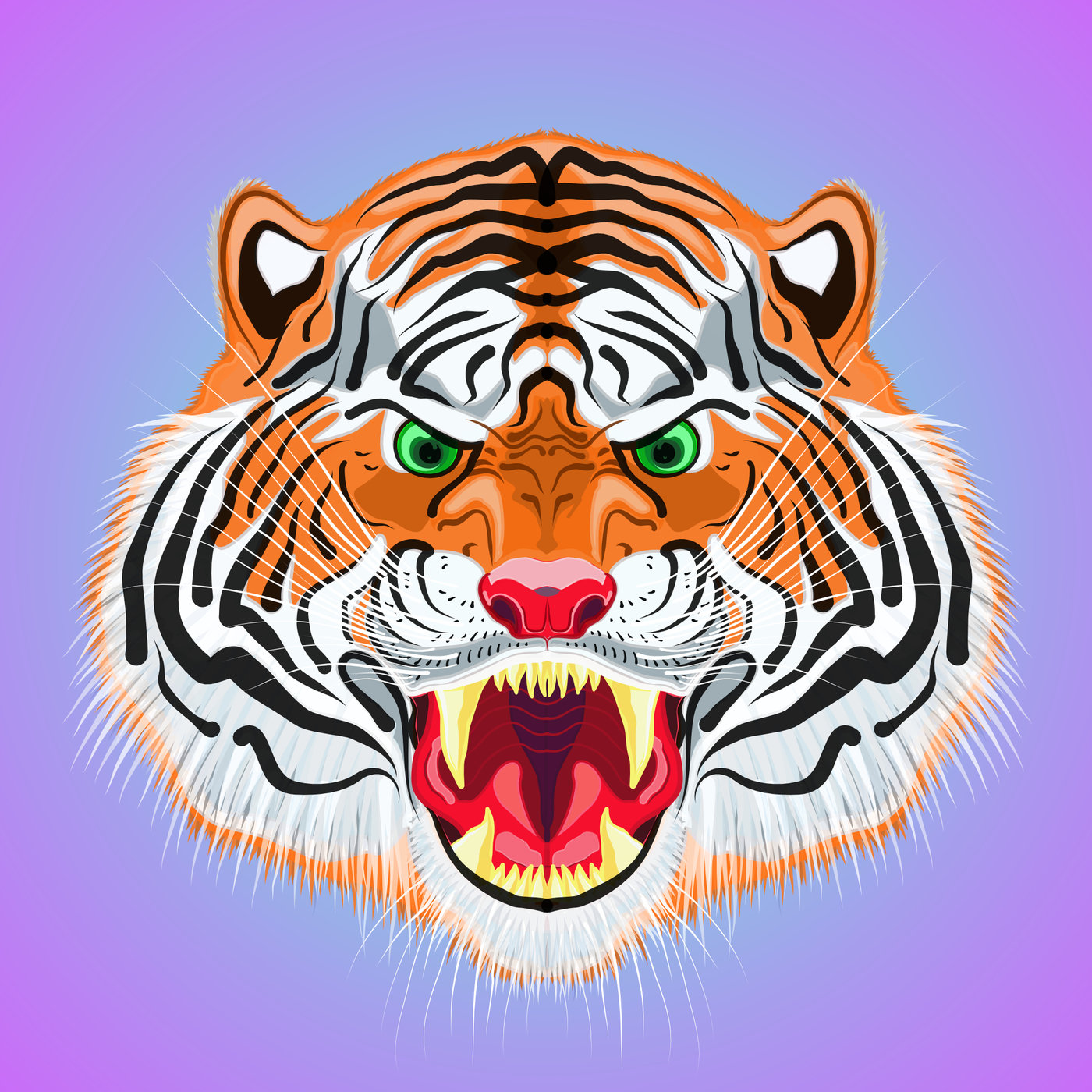 Vector Tigers by Andrew Soper at Coroflot.com