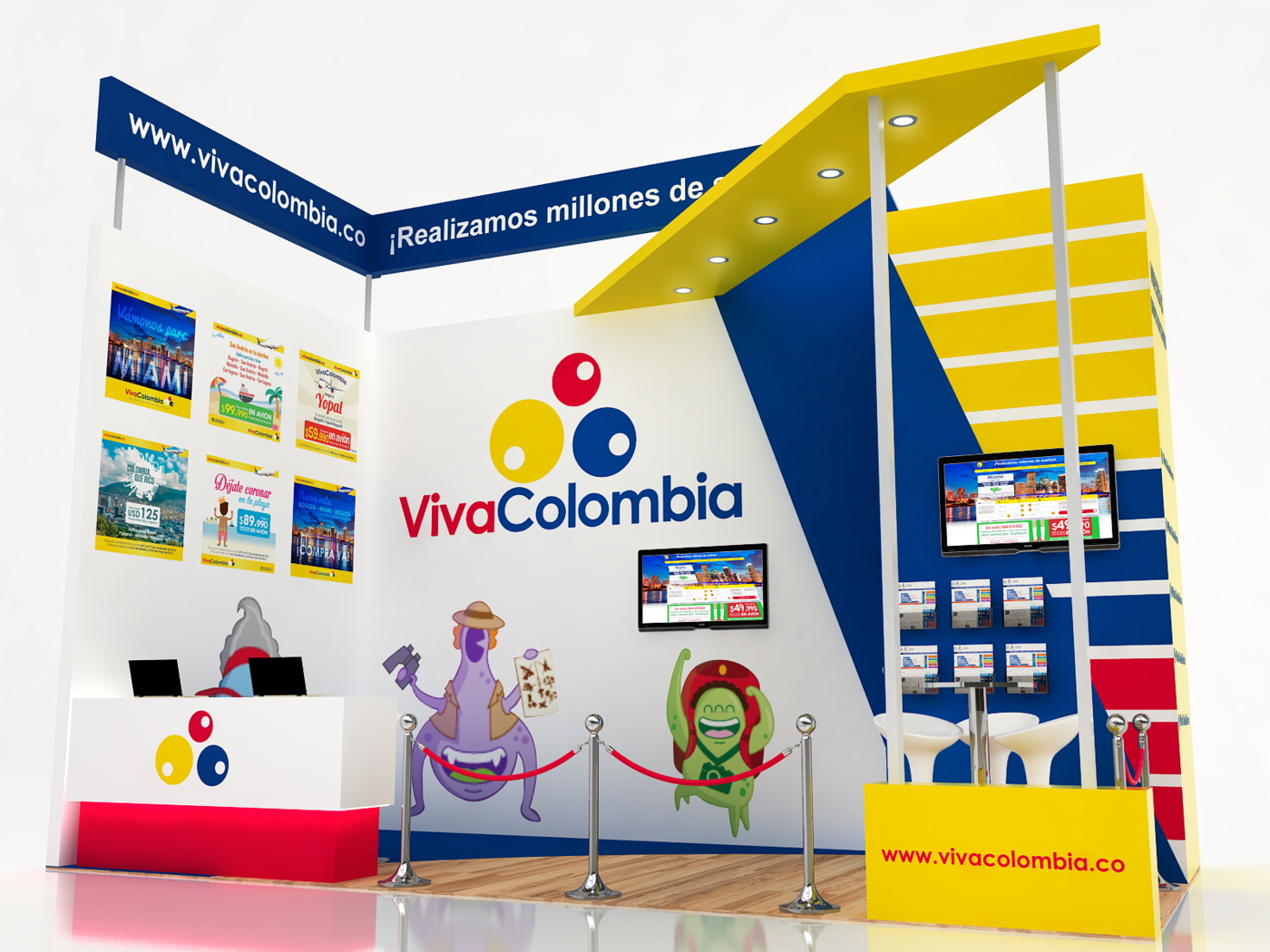 STAND VIVA COLOMBIA by María Camila Forero Díaz at Coroflot.com
