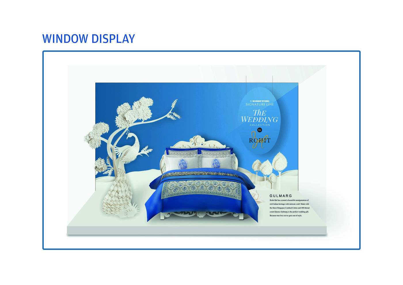 Rohit Bal - Window display and Colletrals by Kamal srikant at Coroflot.com