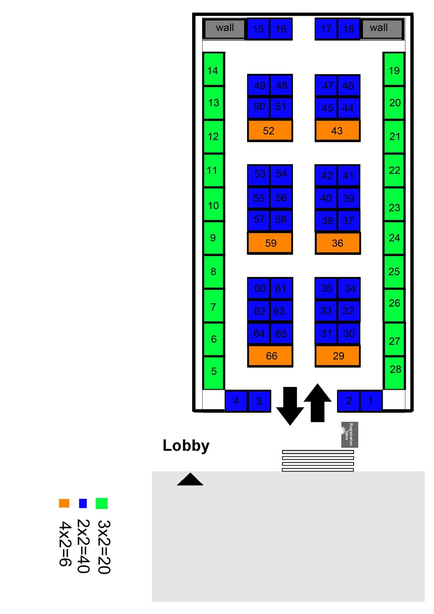 2D Events Stall Map Details by Kash Tandon at Coroflot.com