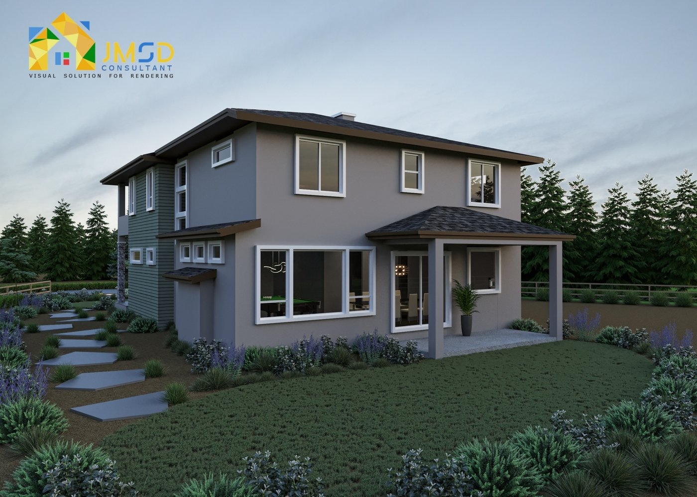An upload by Jay Mistry on Coroflot: to the project Home Exterior Rendering Colorado Springs ...