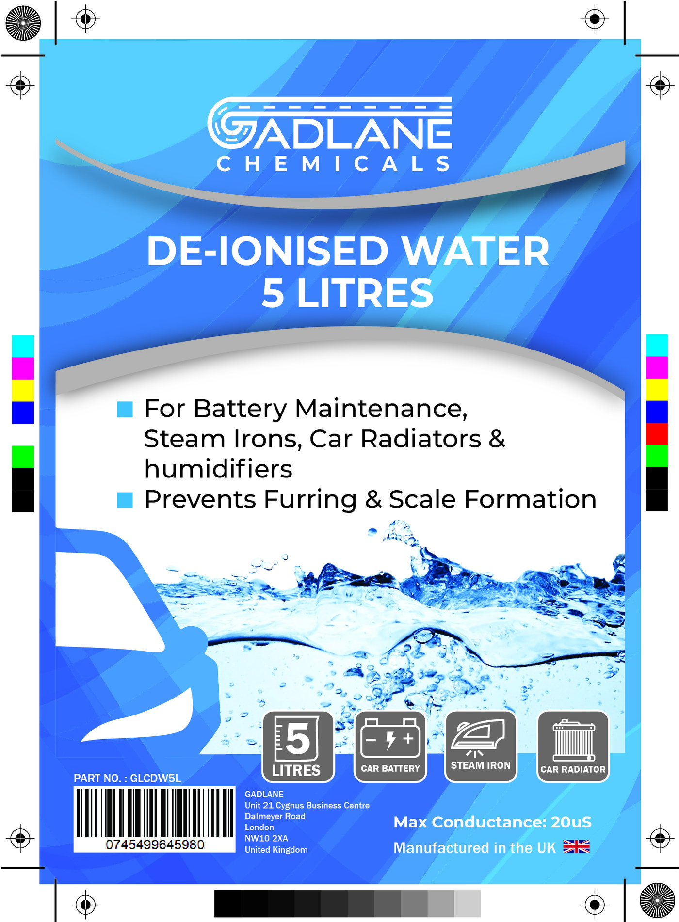 De-ionised water label by Aris Winandi at Coroflot.com