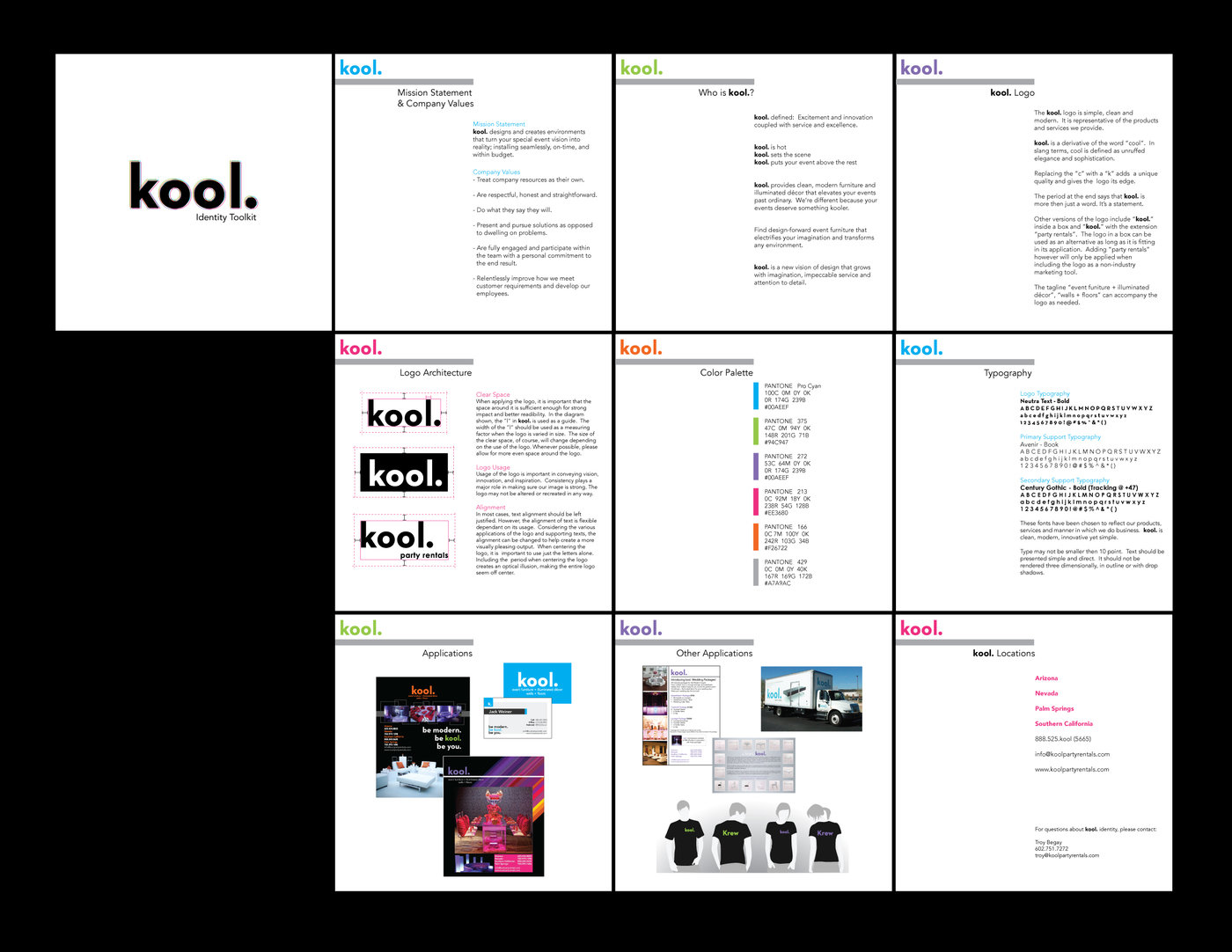 Company Graphics Standards Manual by TROY BEGAY at Coroflot.com
