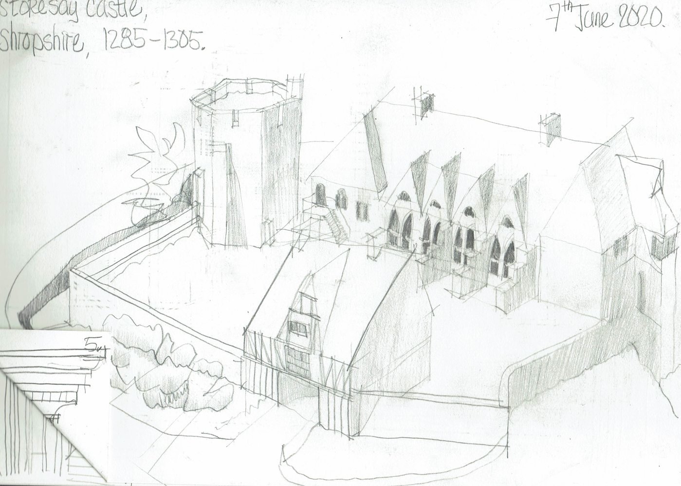 Stokesay Castle, Shropshire. by Angus Fordyce at Coroflot.com