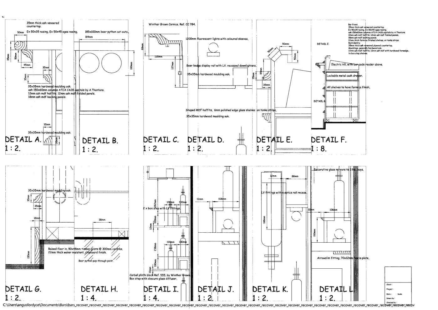 CAD Drawing Work. by Angus Fordyce at Coroflot.com