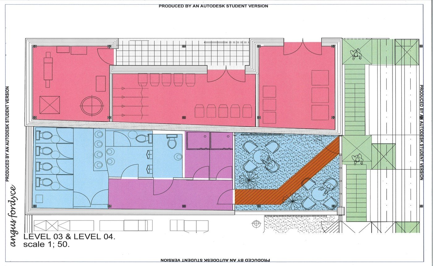 RGU. Year 2. Semester 1. Proposed Plans - Levels 3 & 4. by Angus ...
