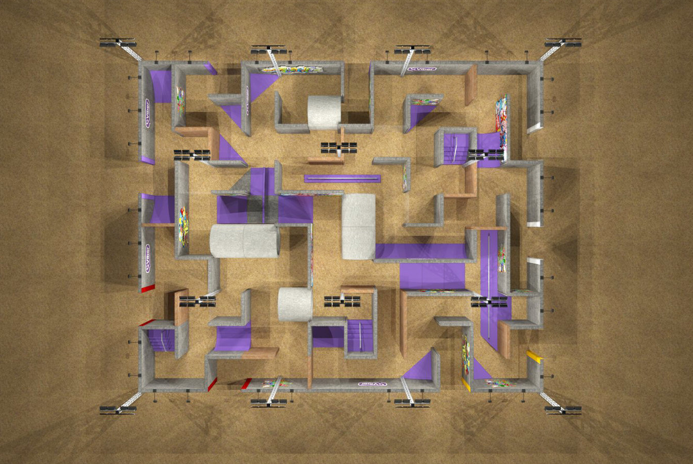 Viber Maze Booth Concept by Julian Ricardo Geronimo at Coroflot.com