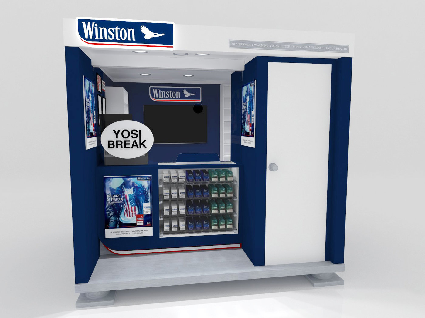 Winston Yosi Break Kiosk by Julian Ricardo Geronimo at Coroflot.com