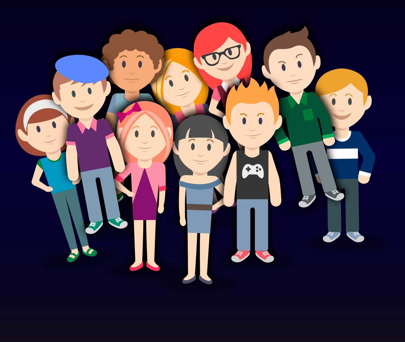 Personajes, Characters creados por mi en illustrator by José Pazmiño at ...