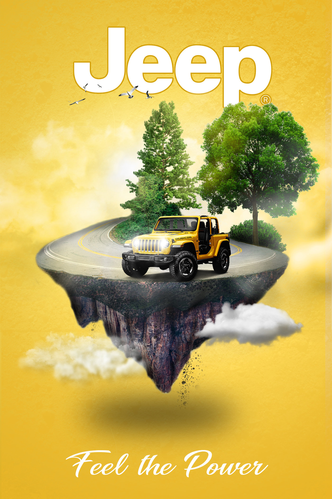 jeep poster design by Sachin Saxena at Coroflot.com