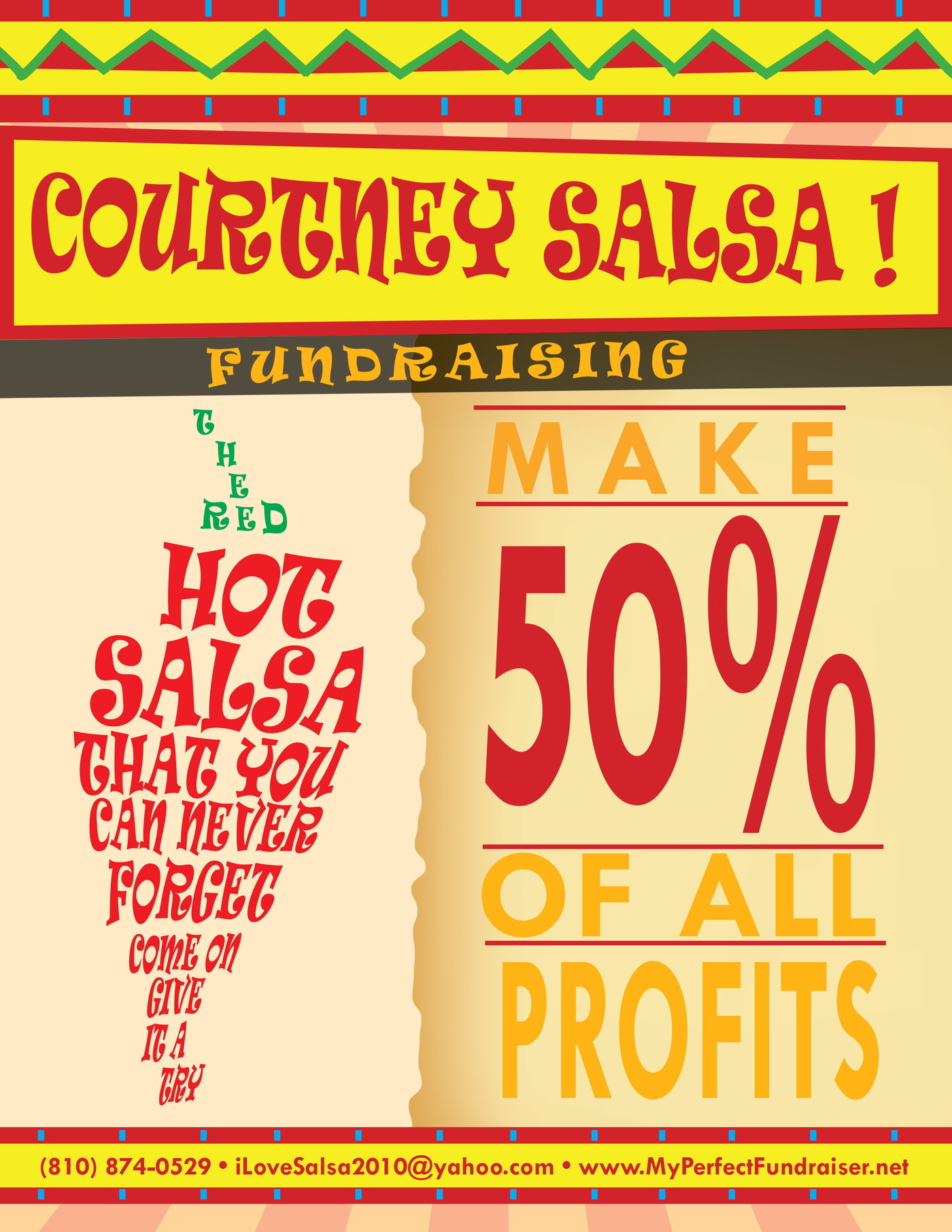Courtney Salsa Fundraising Order Form by William Butler at Coroflot.com