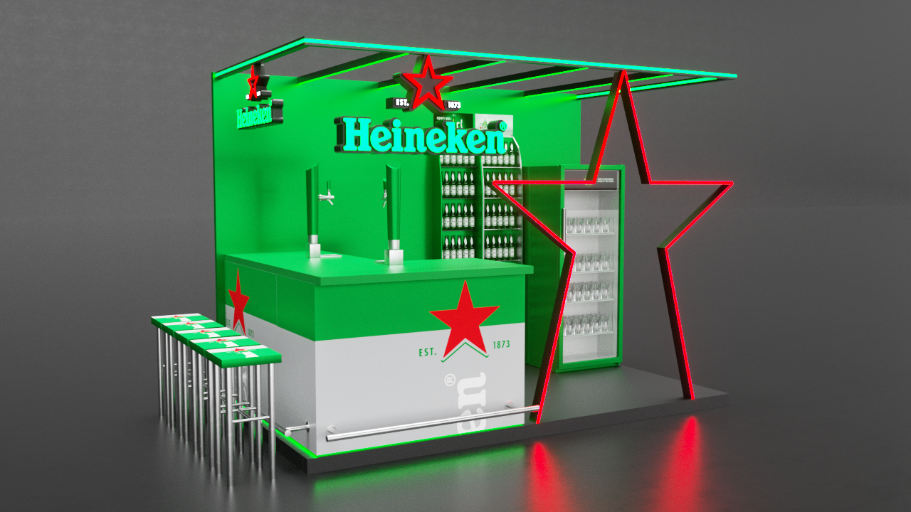 HEINEKEN - OFF TRADE BOOTH by Nguyên Nguyễn at Coroflot.com