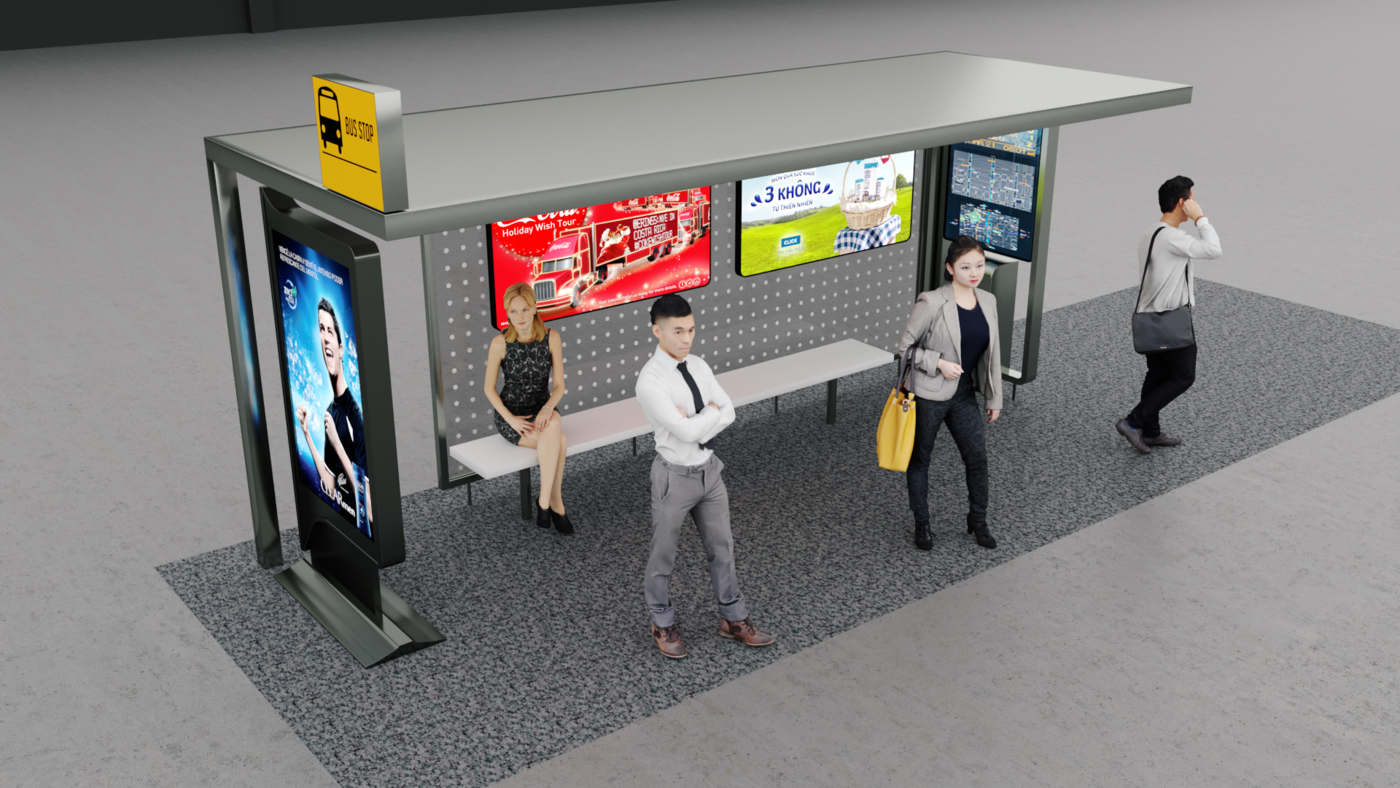 Bus station design by Nguyên Nguyễn at Coroflot.com