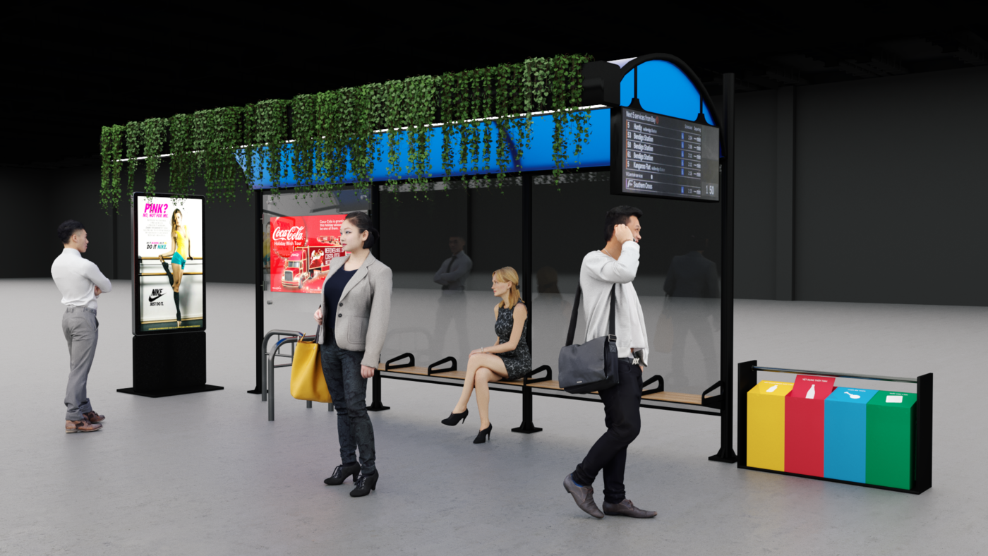 Bus station design by Nguyên Nguyễn at Coroflot.com