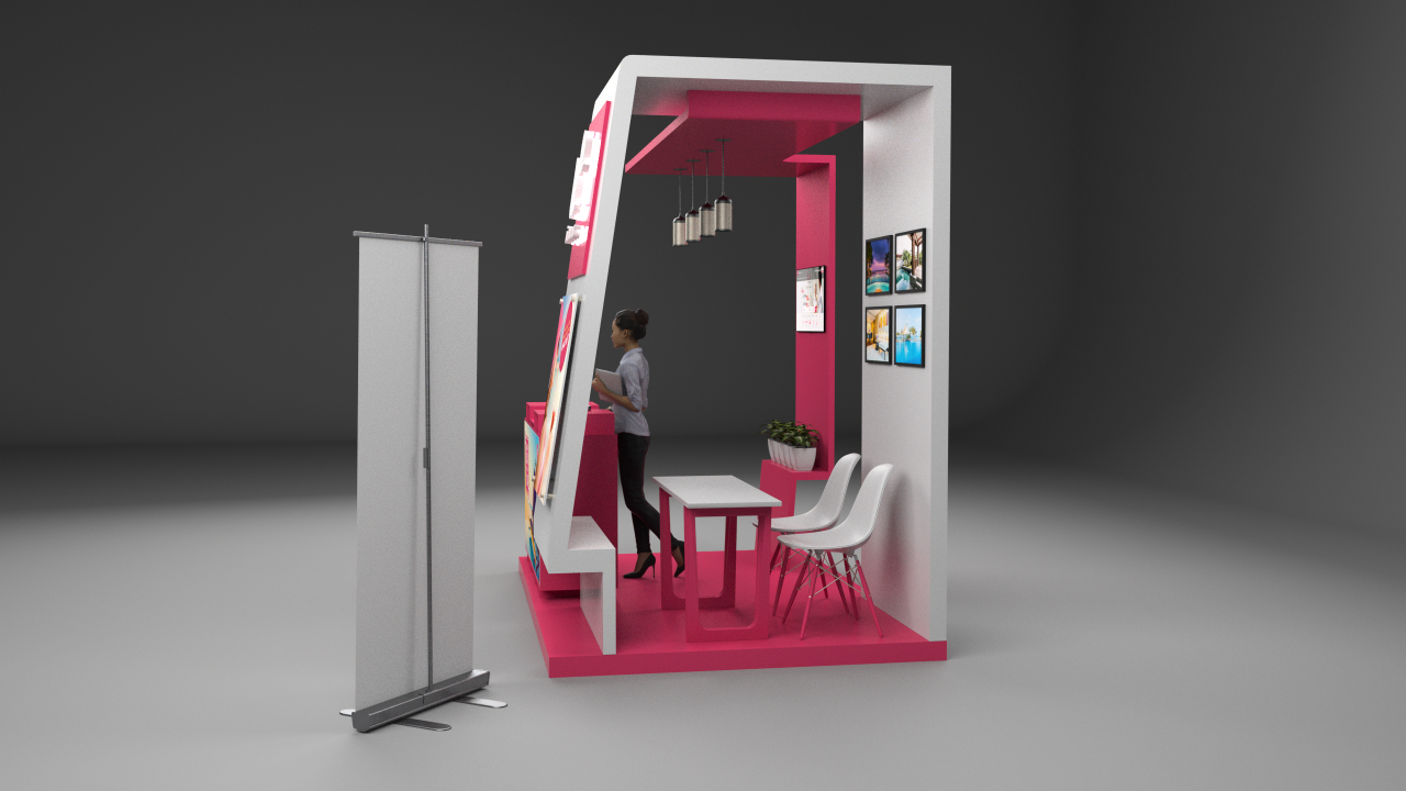 UPINNS - Activation Booth Design by Nguyên Nguyễn at Coroflot.com