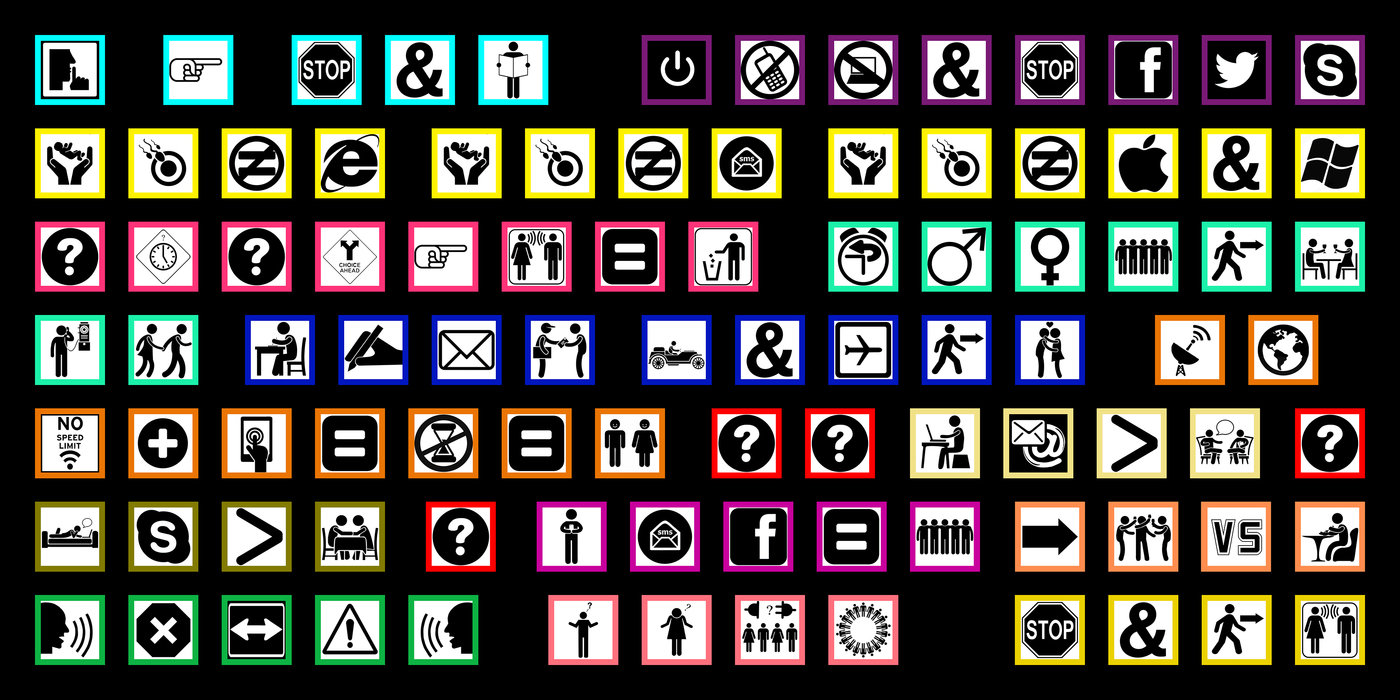 A pictogram story by Victoria Walker at Coroflot.com