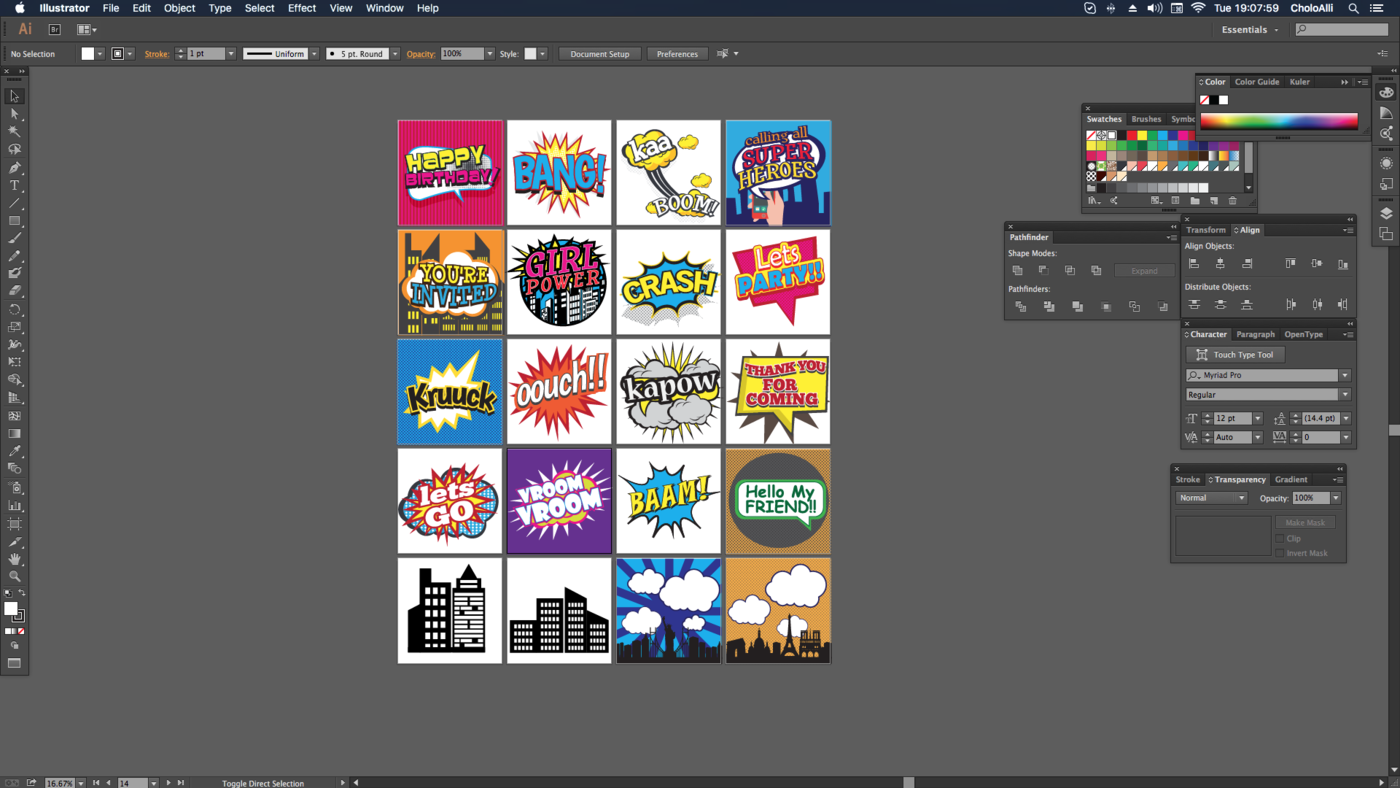 sample Clip Art by MIGUEL POCHOLO ANGELES at Coroflot.com