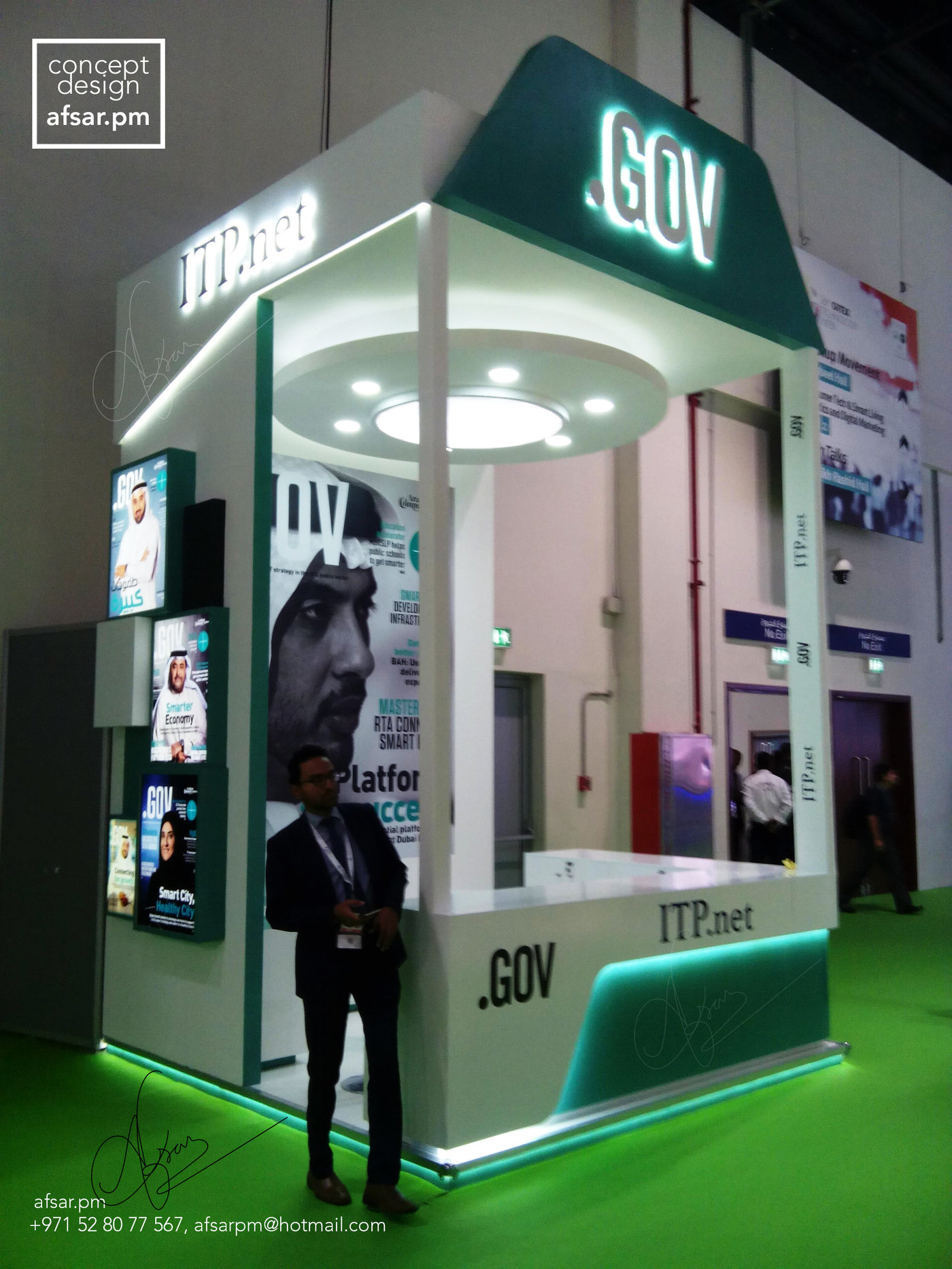 .GOV Gitex Stand, DWTC - Dubai, 2016 by Afsar P.M at Coroflot.com