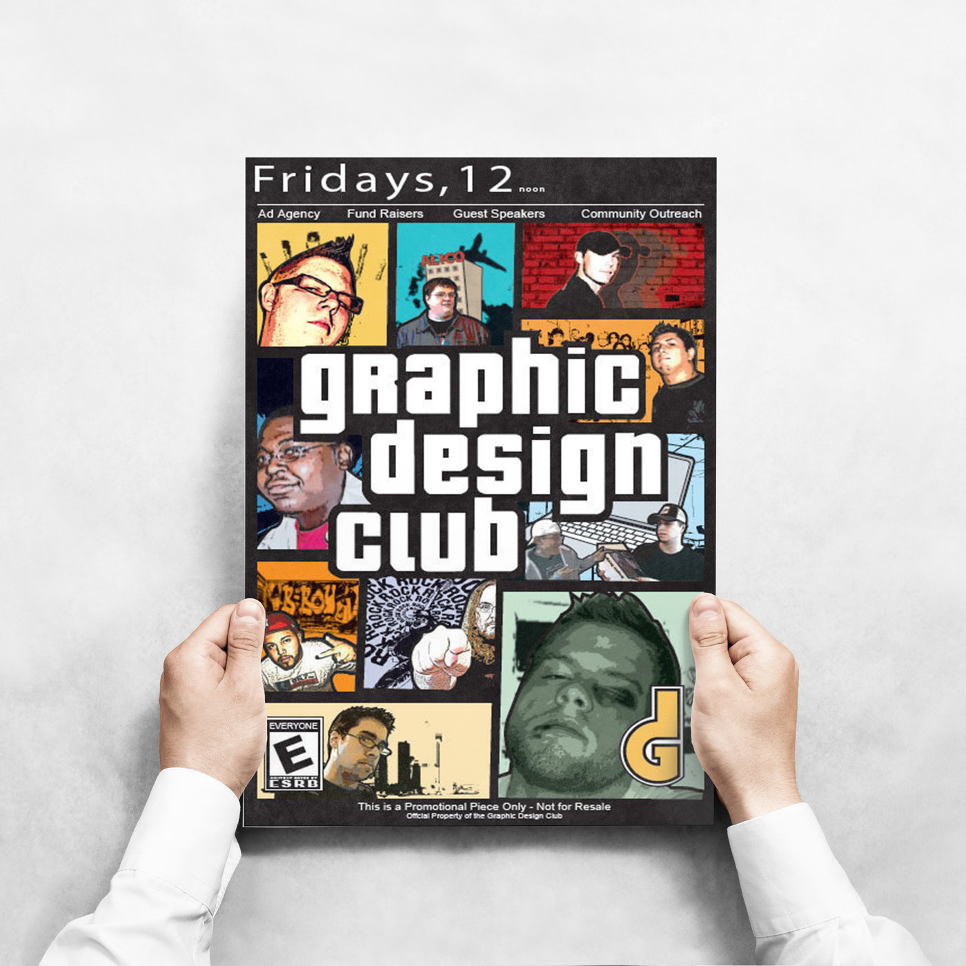 Graphic Design Club Poster by Darrell Mayberry at Coroflot.com