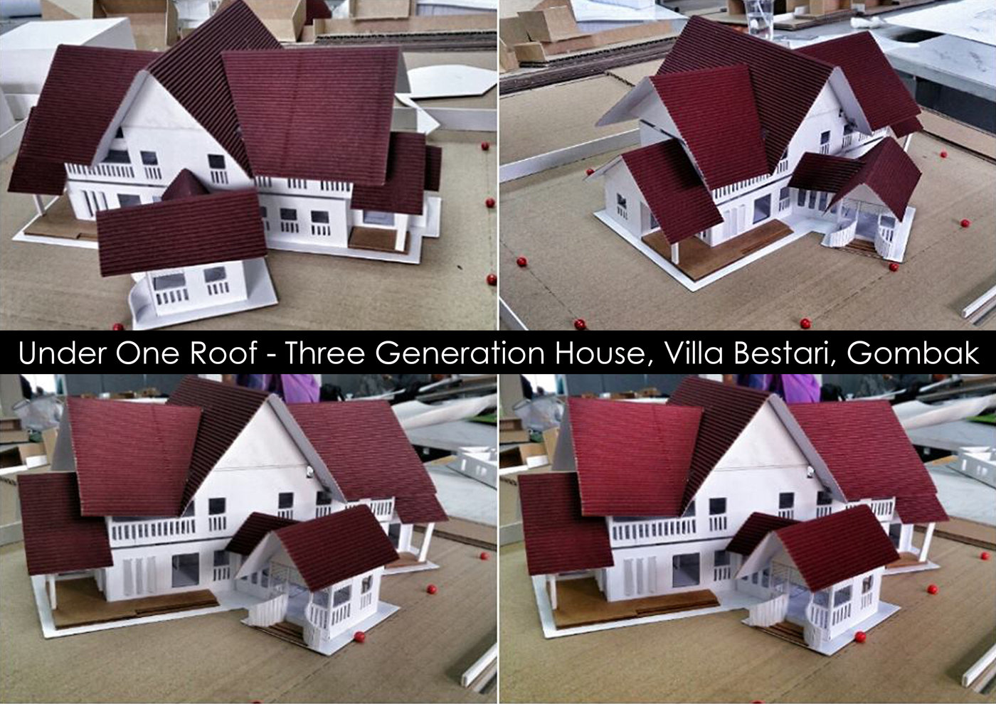 Architectural Model - Under One Roof - Three Generation House by Aisyah ...