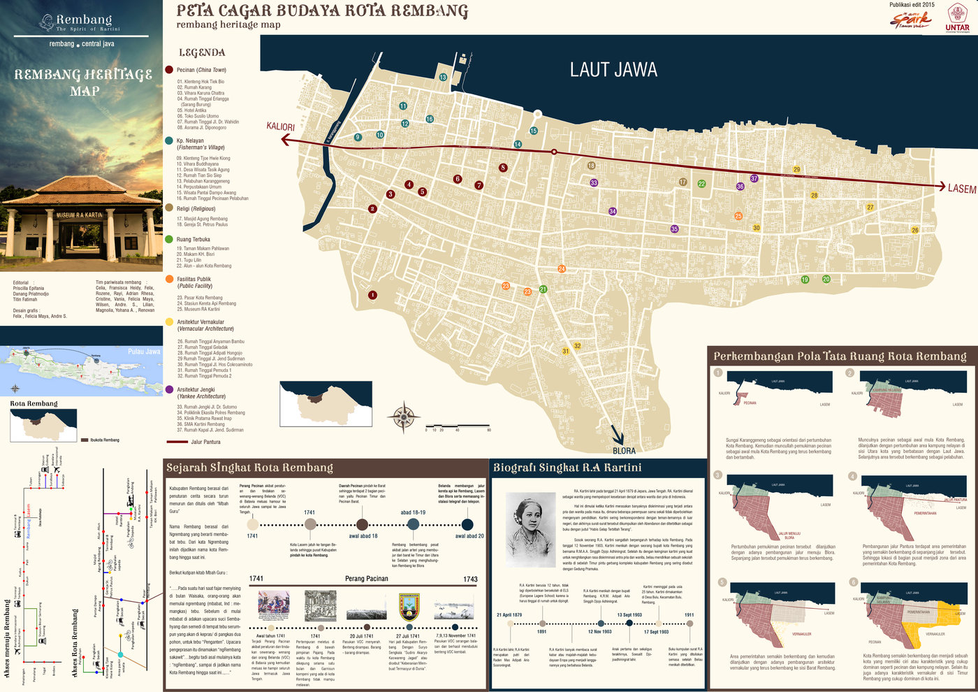 Rembang Tourism Map by Felix Halim at Coroflot.com