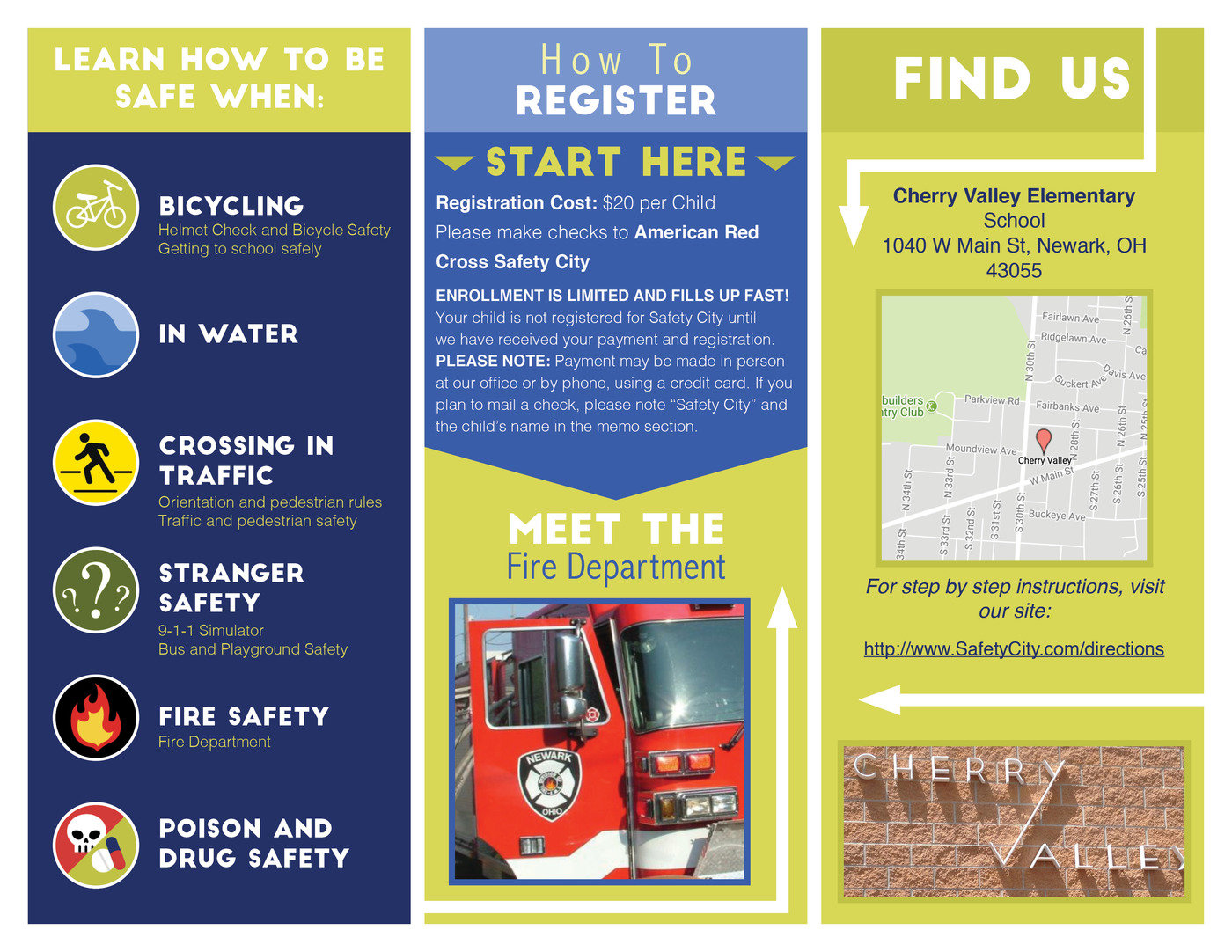 Safety City Brochure and Flyer by Alex Mathews at Coroflot.com