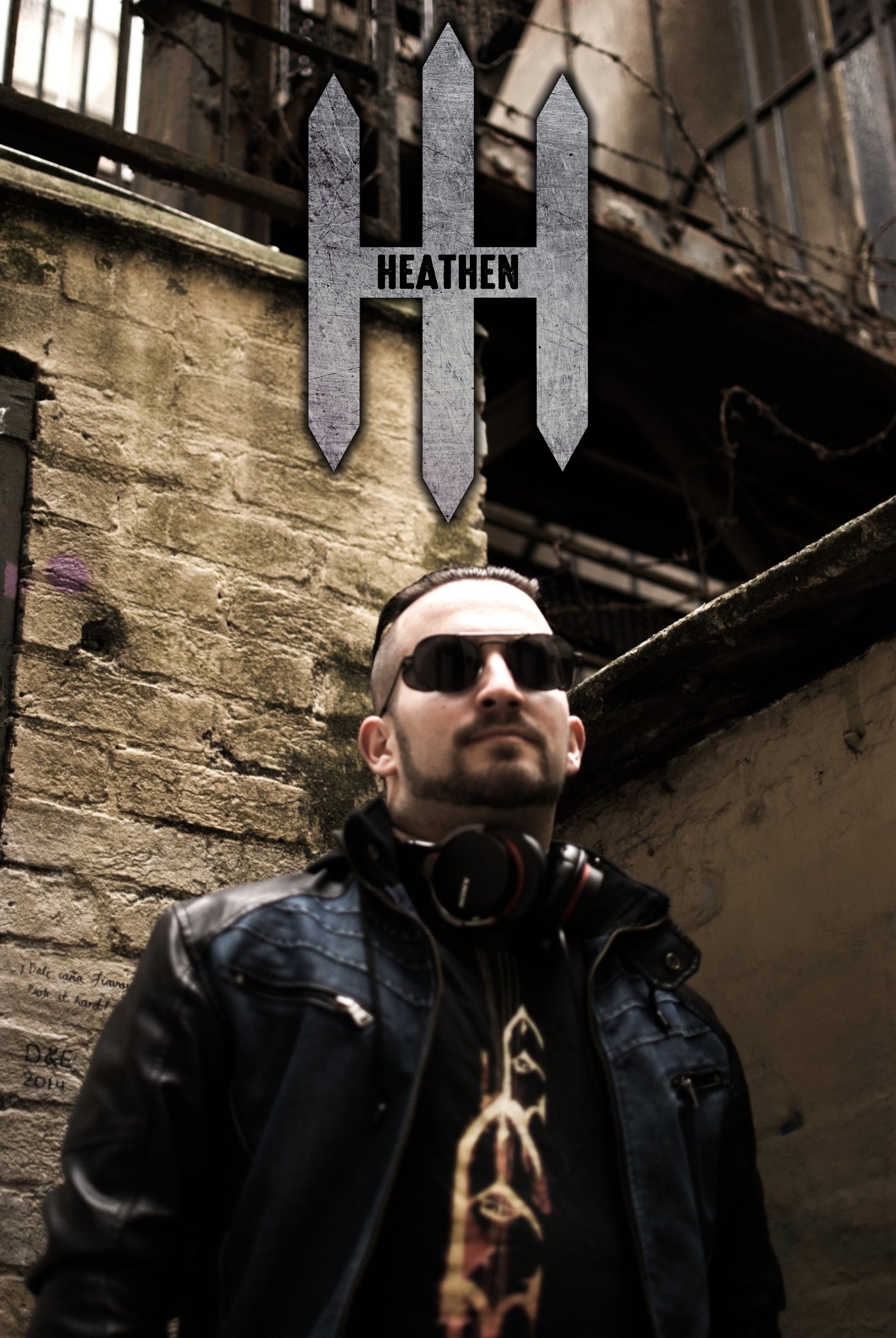 Dj Heathen Promo Material by Paul James at Coroflot.com