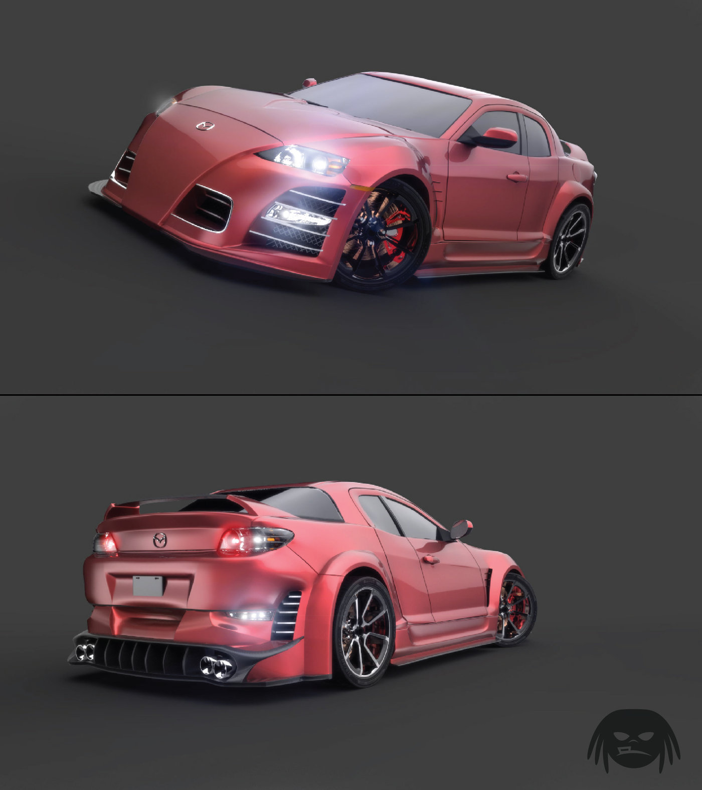 Mancave Studios - Mazda RX-8 by Osen Tejada at Coroflot.com