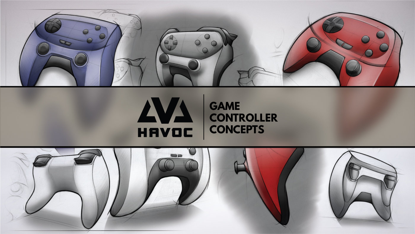 Havoc Game Controller Visual Concept by Osen Tejada at Coroflot.com