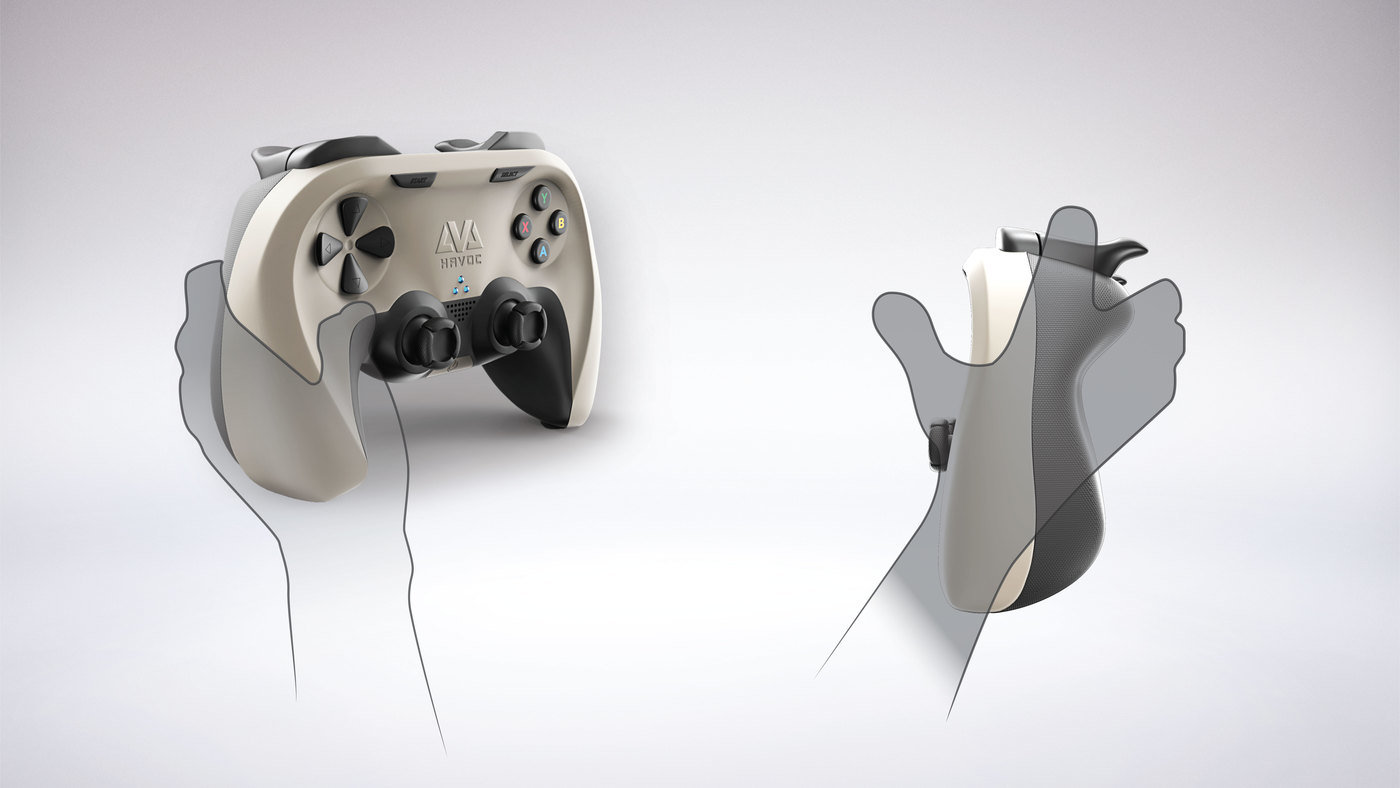 Havoc Game Controller Visual Concept by Osen Tejada at Coroflot.com