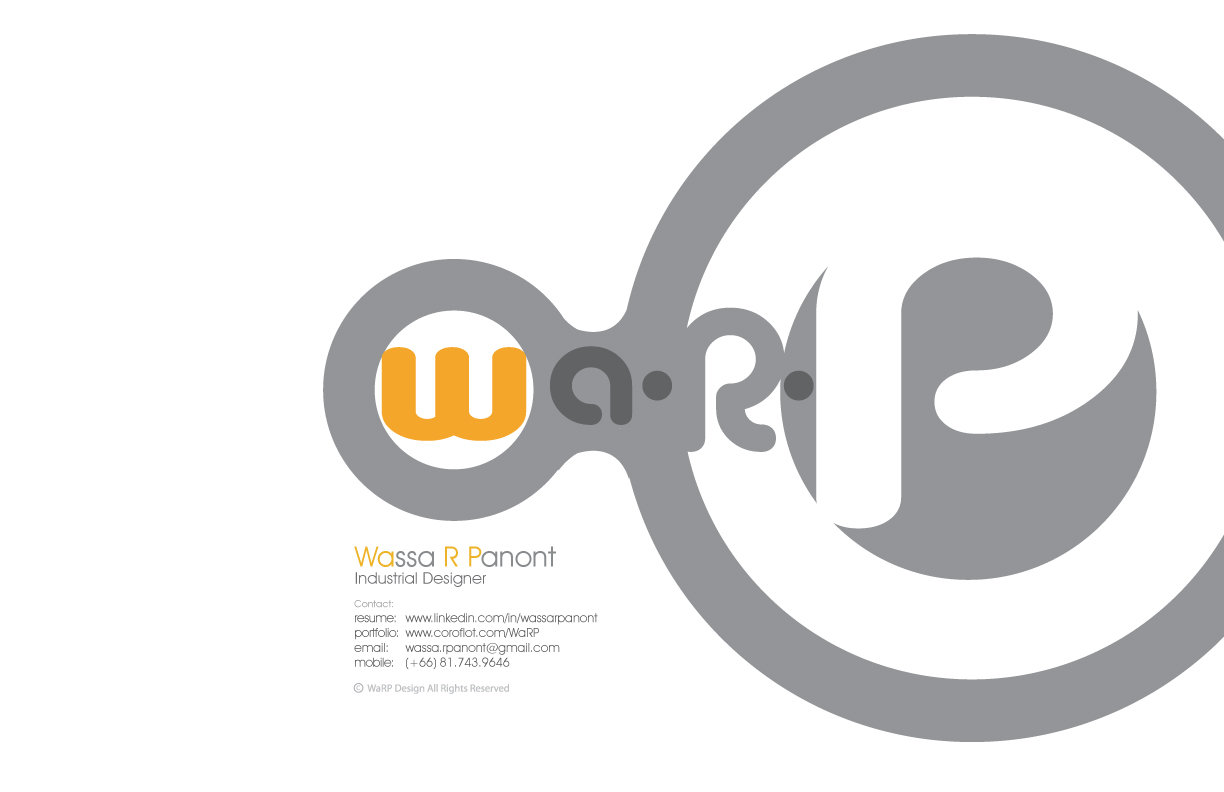 WaRP Design - Cover Page by Wassa R Panont at Coroflot.com