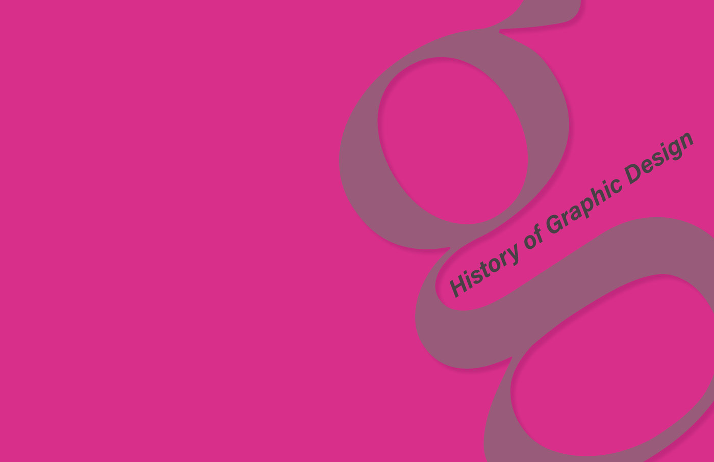 History of Graphic Design Layout by Christina Miller at Coroflot.com