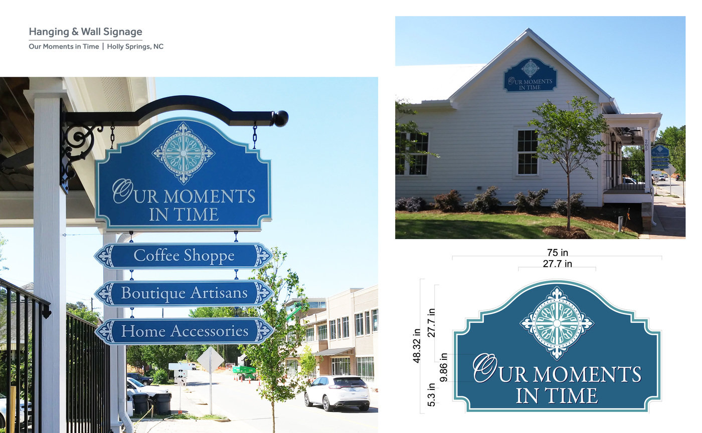 Hanging & Wall Sign Design by Trace Gashler at Coroflot.com