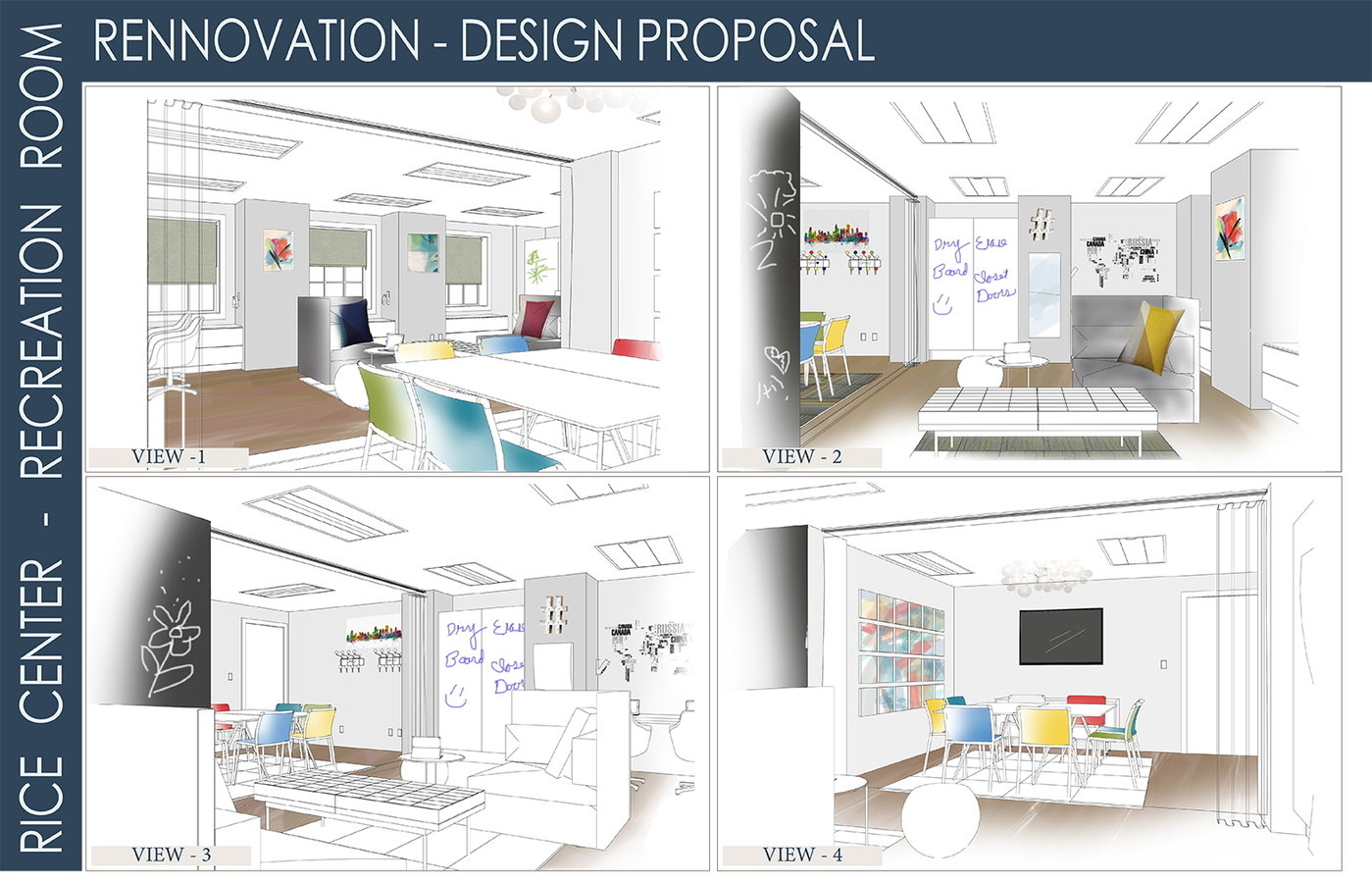 Rice Center Recreation Room Renovation by Erica Ulin, AIA, WELL AP at ...