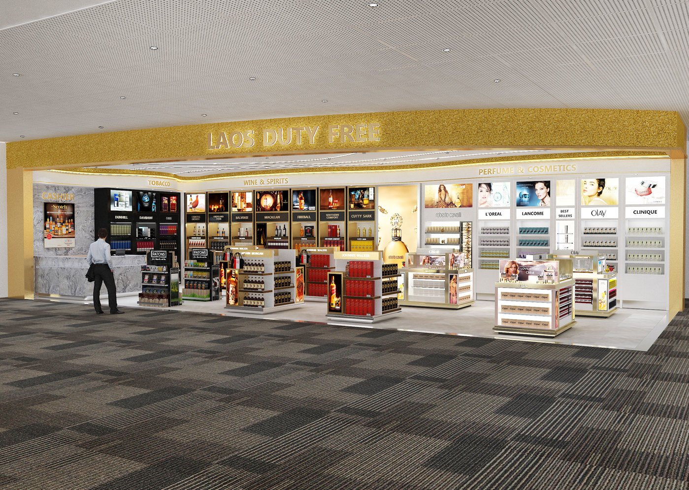 Duty Free Store Design by Kristine May Grimaldo at Coroflot.com