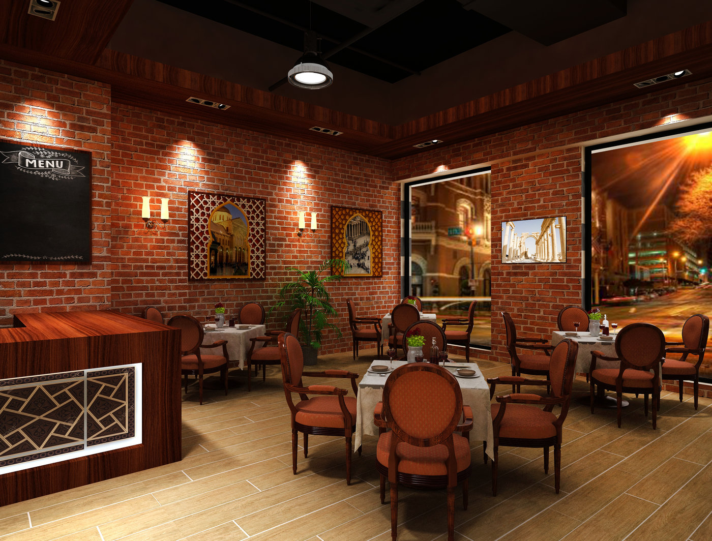 Syrian Restaurant by Kristine May Grimaldo at Coroflot.com