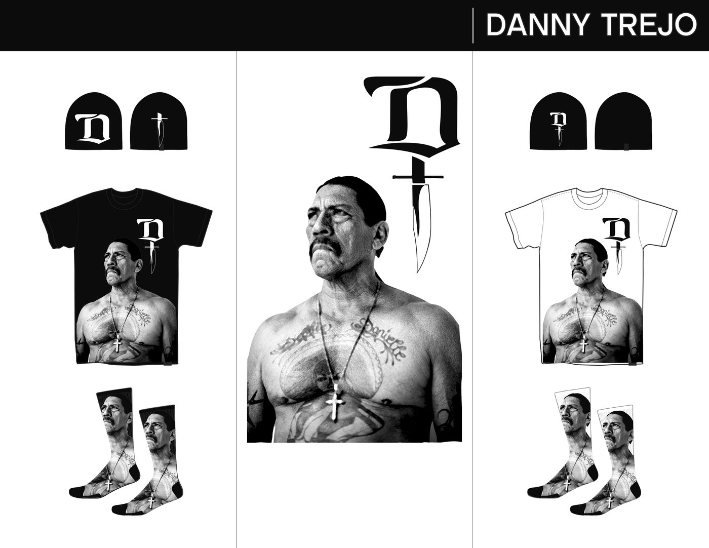 Danny Trejo: Logo Design by kyle frazier at Coroflot.com