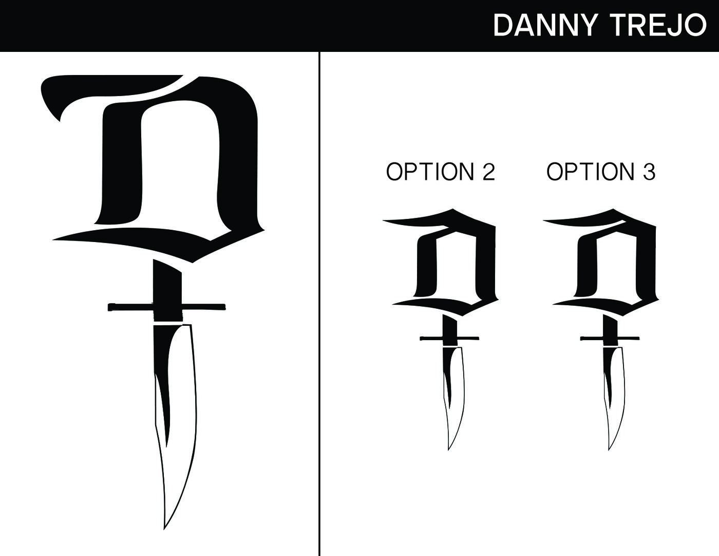 Danny Trejo: Logo Design by kyle frazier at Coroflot.com