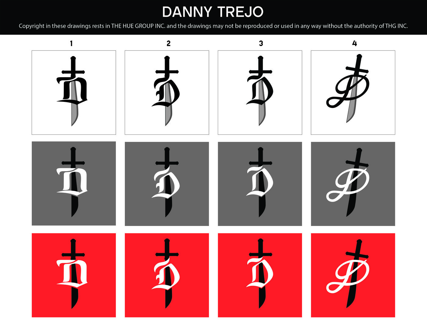 Danny Trejo: Logo Design by kyle frazier at Coroflot.com