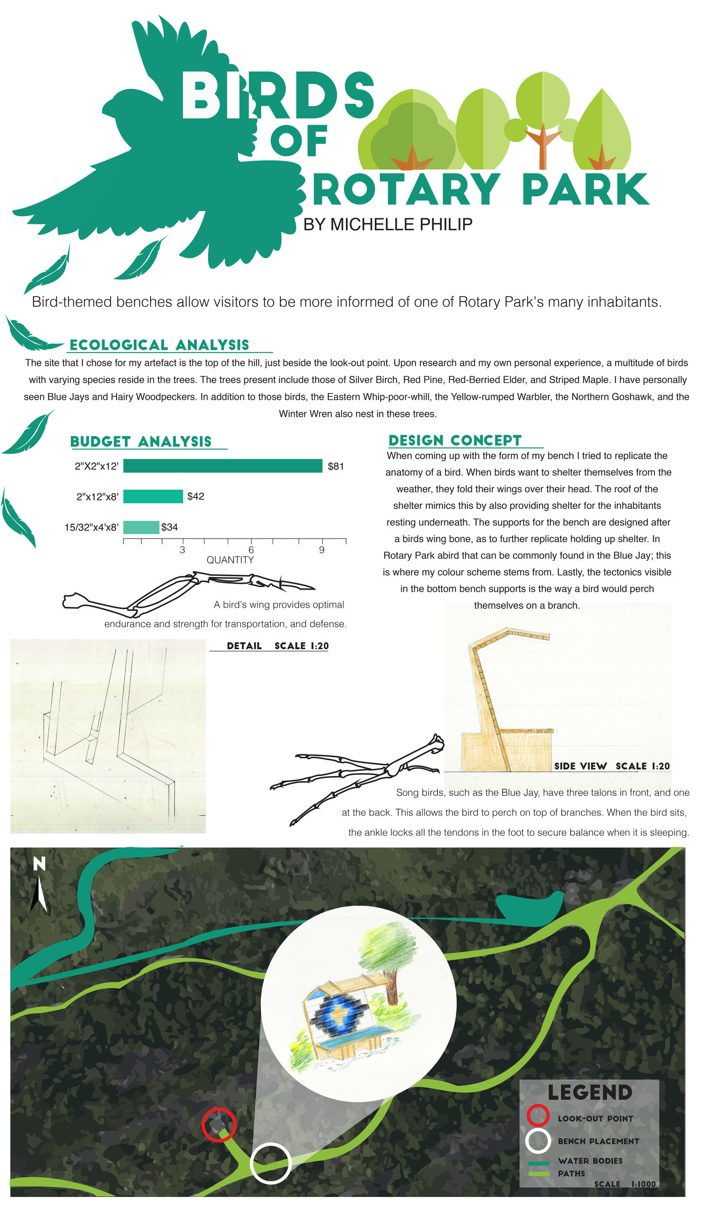 Rotary Park Bench Design by Alexandrea Philip at Coroflot.com