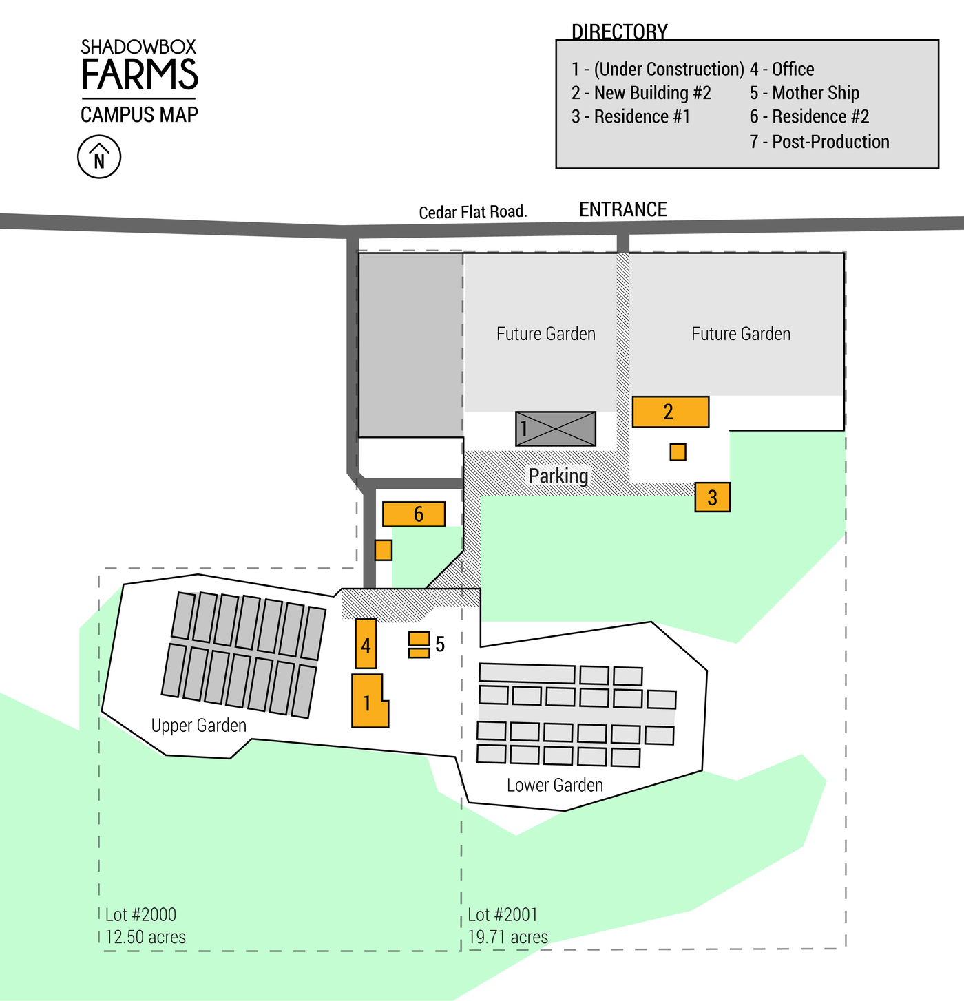 SB Farms Campus Map by Adam Reed at Coroflot.com