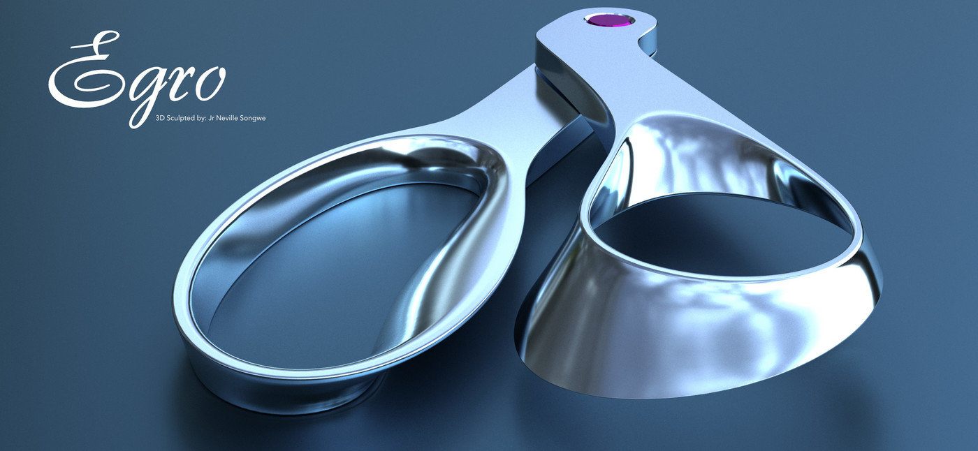 Egro - 3D form study by Jr Neville Songwe at Coroflot.com