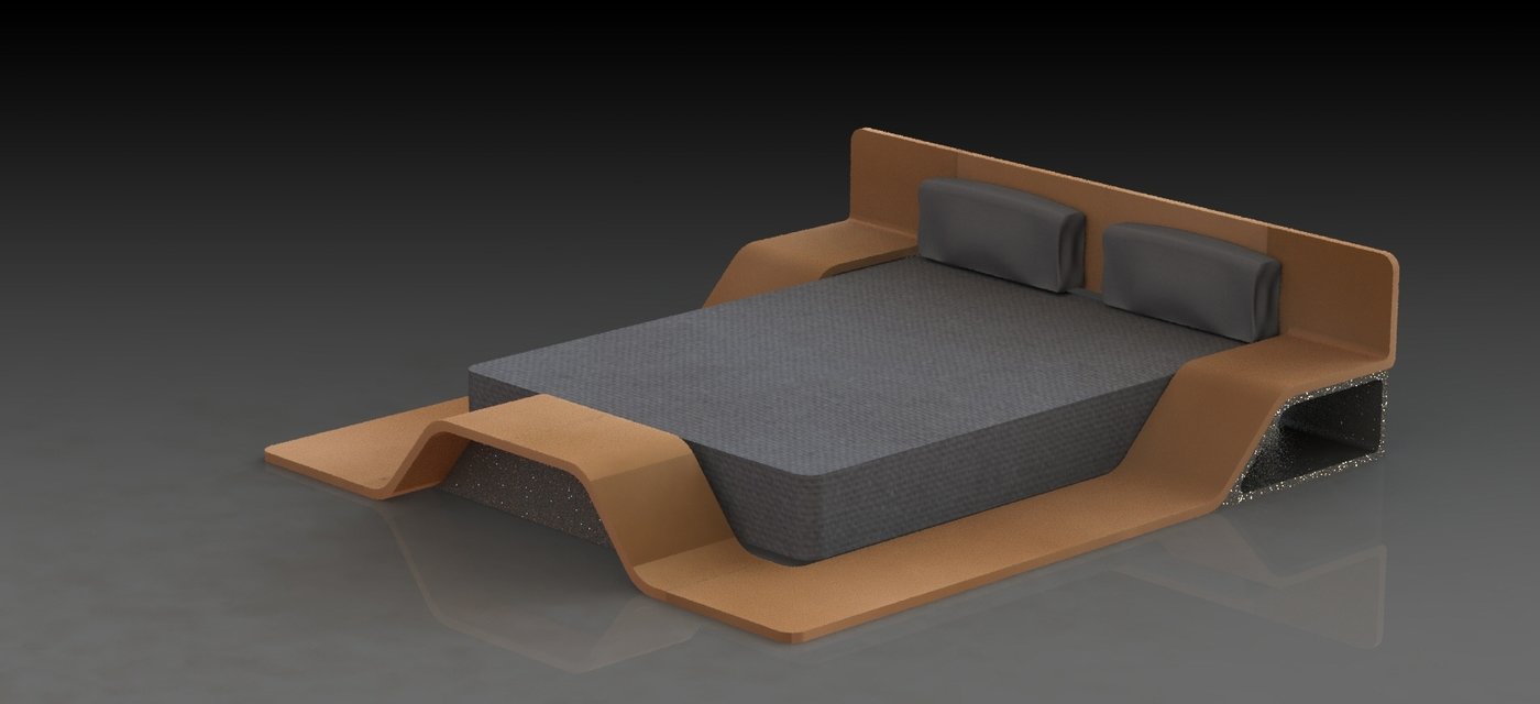 Sentra Bed Design in Solidworks by Abel Ardila at Coroflot.com