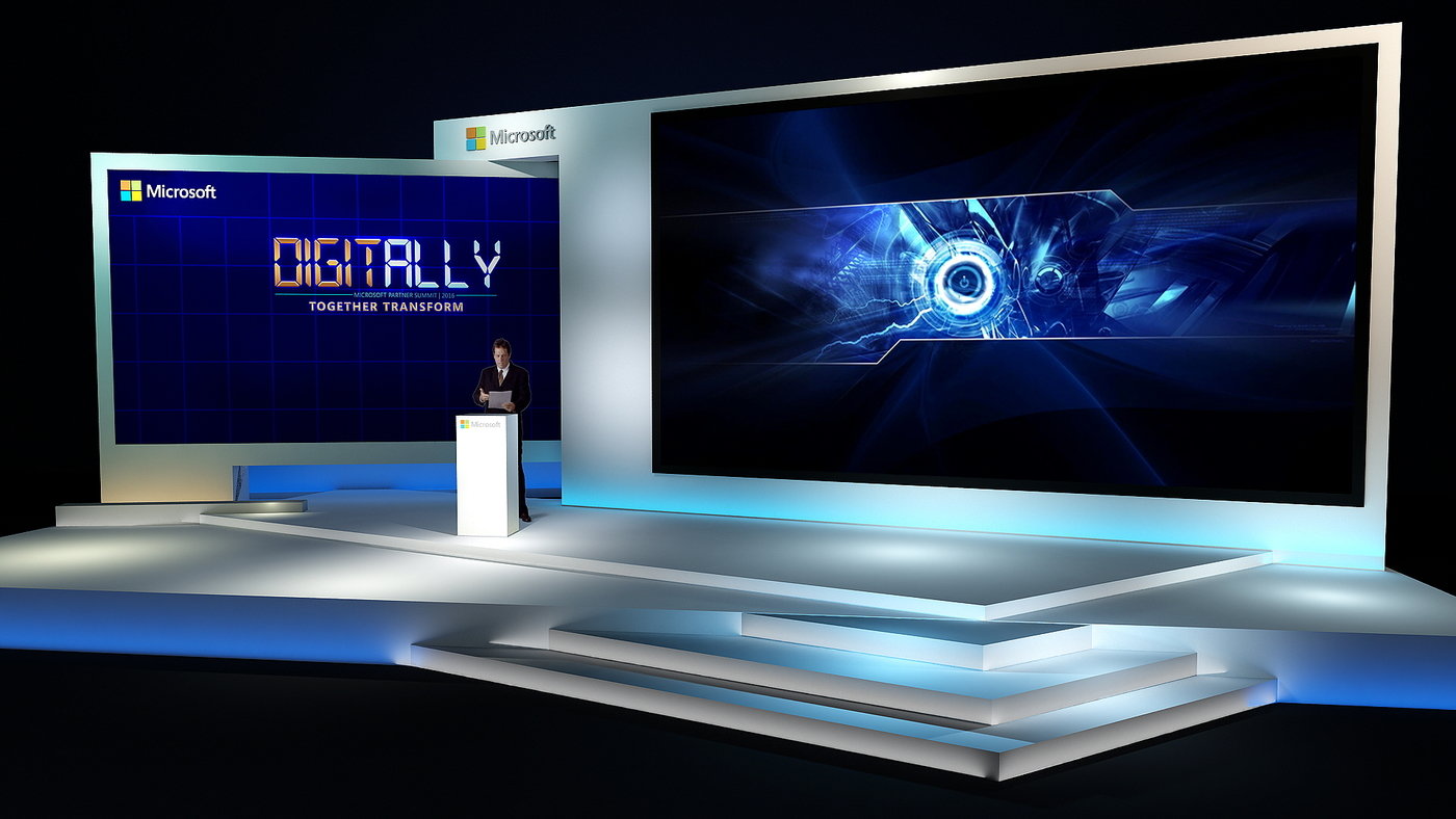 microsoft dgitally stage by Nitin Kumar at Coroflot.com