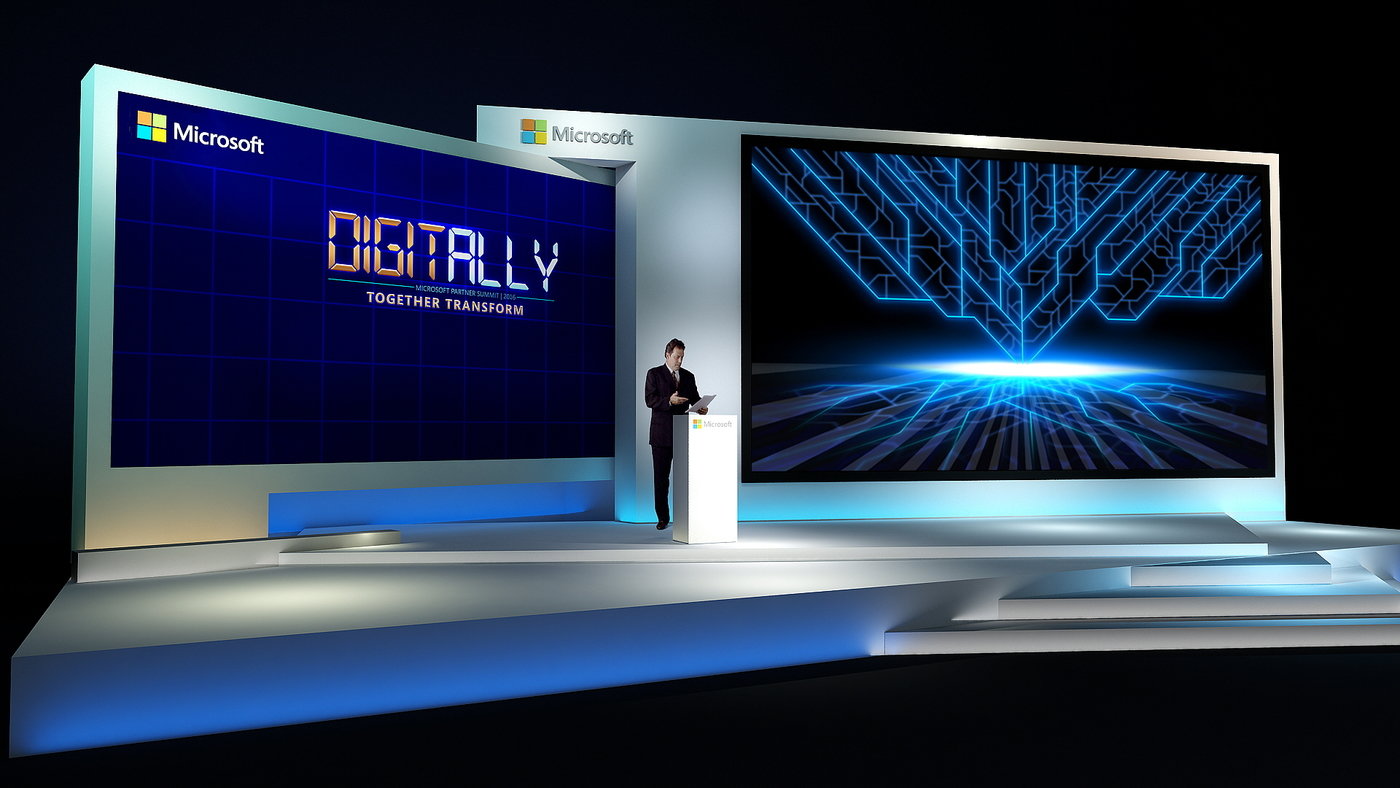 microsoft dgitally stage by Nitin Kumar at Coroflot.com