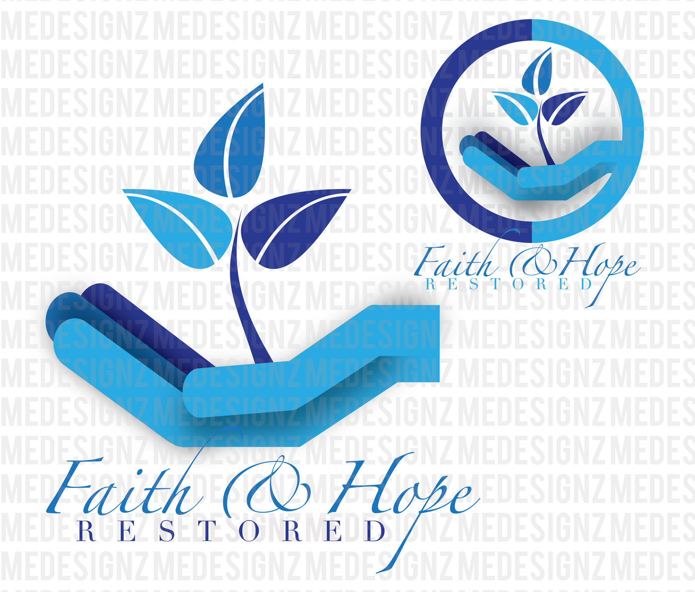 Faith & Hope Restored Logo by Michael Edelin at Coroflot.com